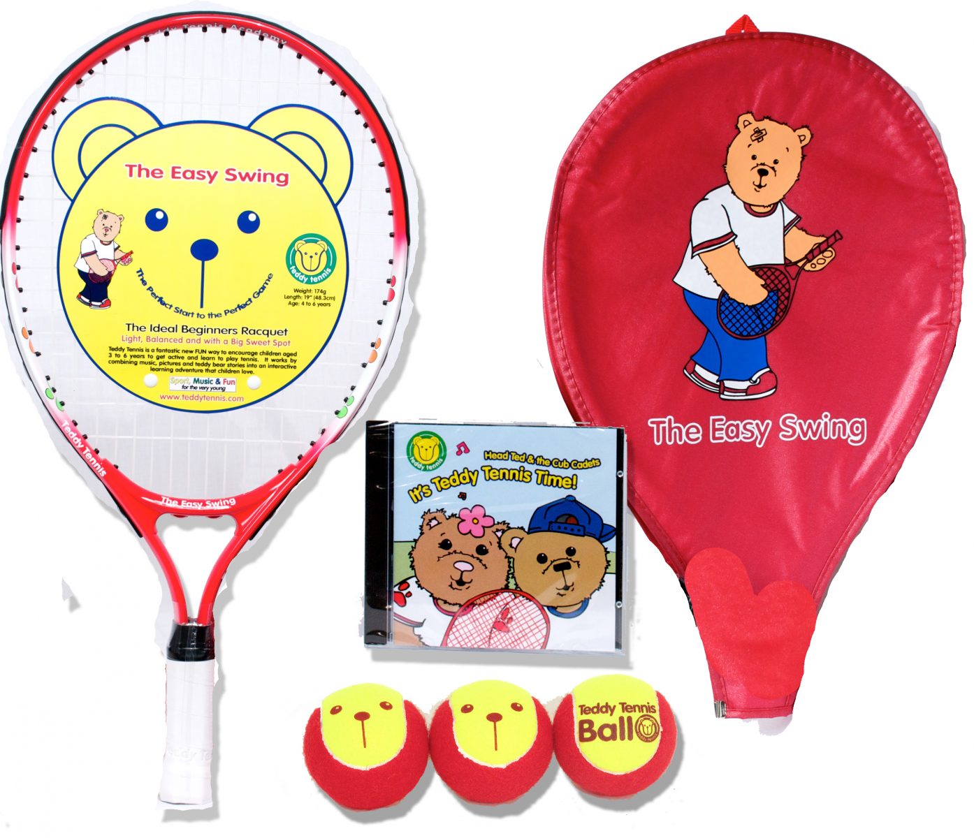 Beginners_Tennis_Set_Racket_3_ballls_cover_CD_(2.5_to_4_year_olds ...
